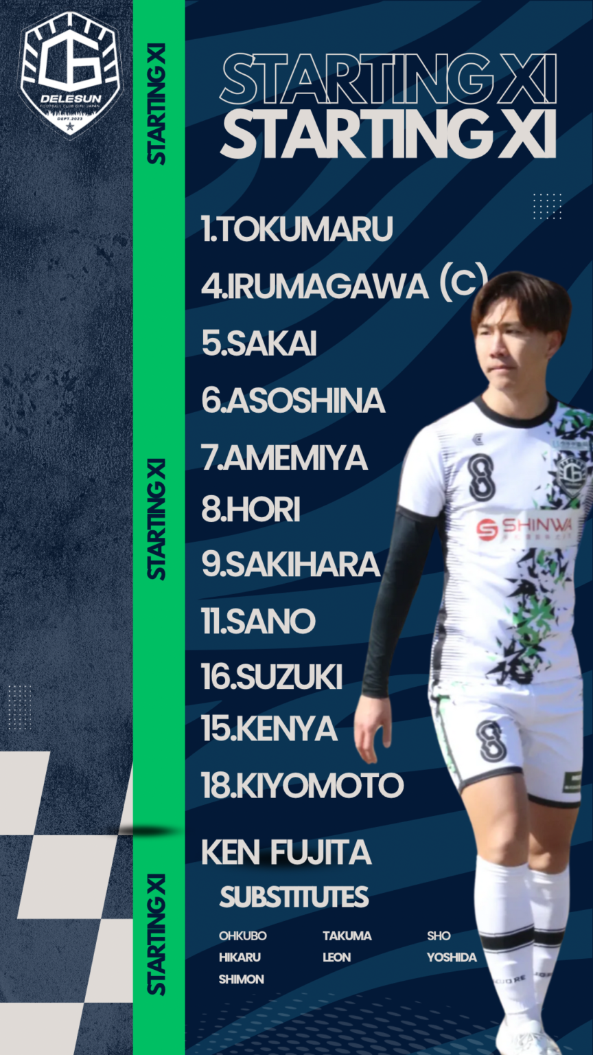 第61回全国社会人サッカー選手権岐阜県大会 2回戦結果のお知らせ – FC OK'DELESUN デレソン