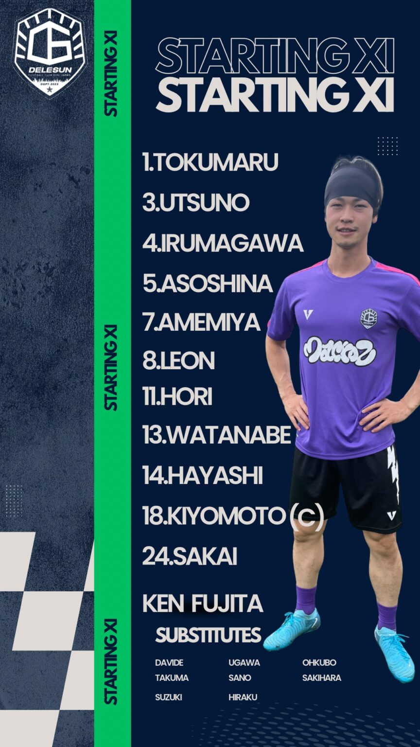 第57回岐阜県社会人サッカーリーグ1部 第3節結果 – FC OK'DELESUN デレソン